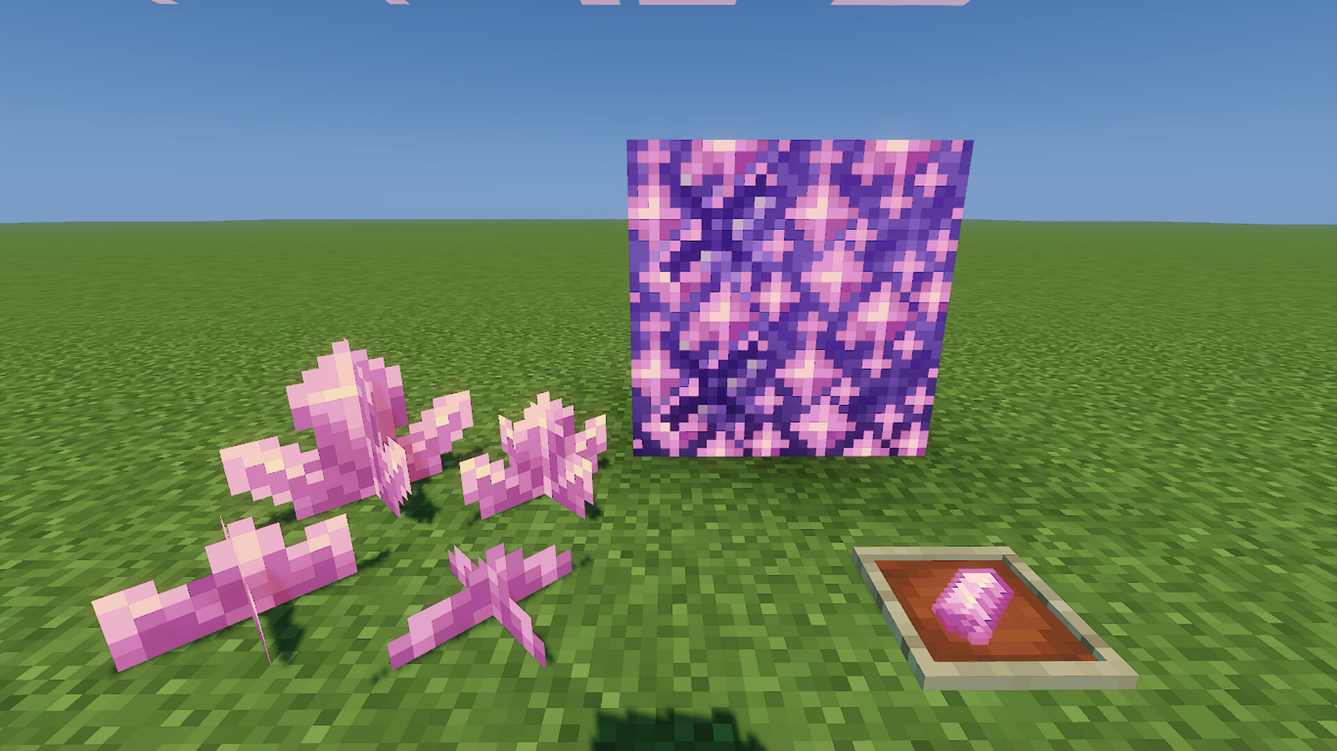 glow in the dark amethyst Minecraft Texture Pack