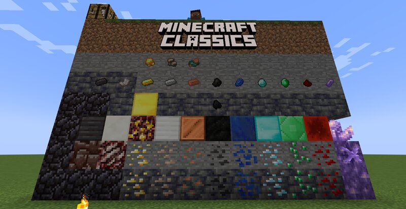 (1.17) Minecraft Classics Minecraft Texture Pack