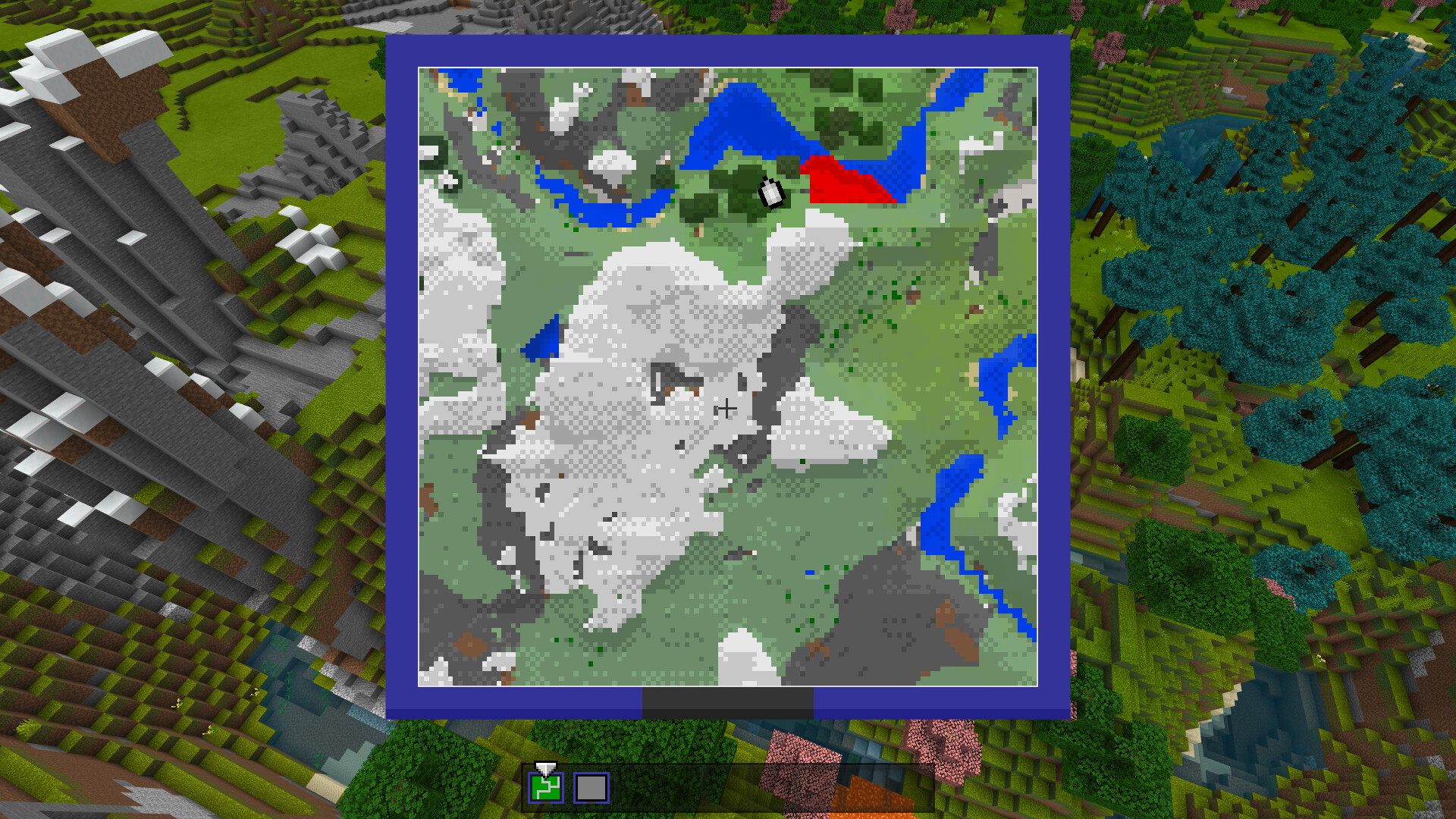 Maps to GPS (Bedrock Texture Pack) **NEW UPDATE 9 [CHANGED CARTOGRAPHY ...