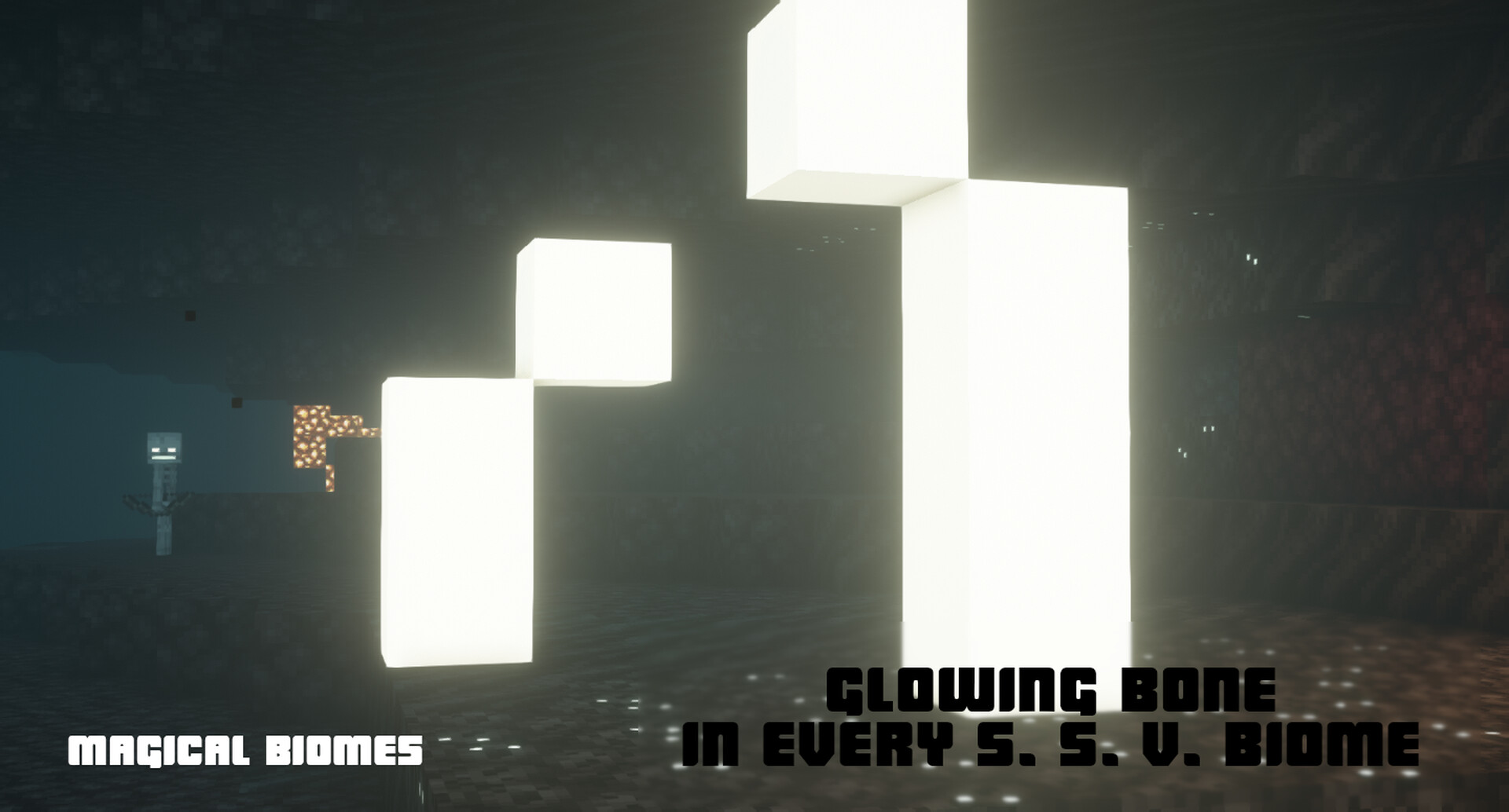 Magical biomes: Soul sand valley Minecraft Texture Pack