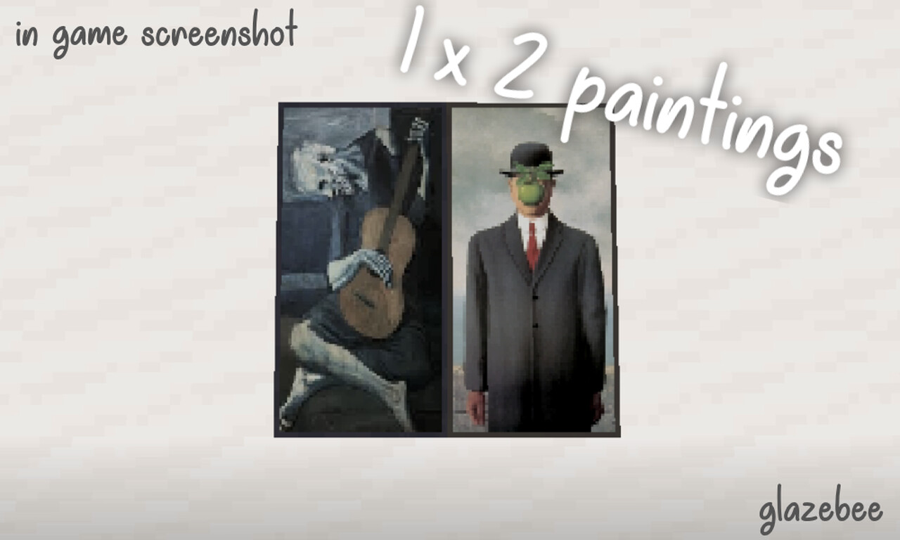 Glazebee's Famous Paintings Minecraft Texture Pack