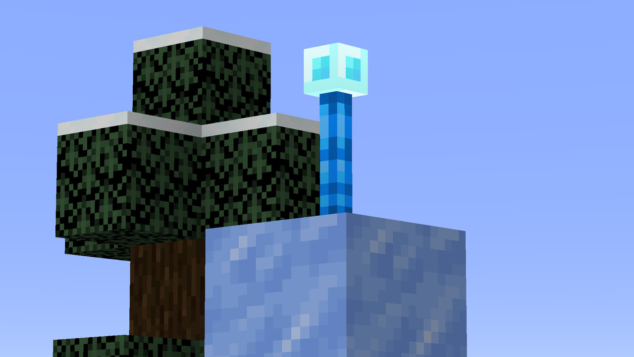 Ice Wand Lightning Rod Minecraft Texture Pack