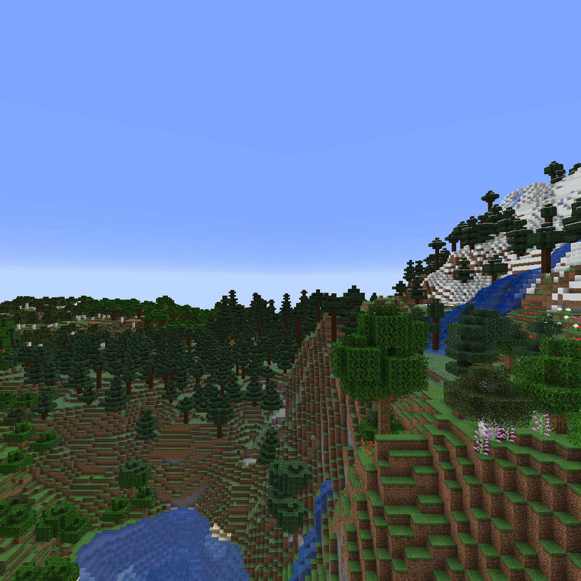 Cool Mountain Panorama Minecraft Texture Pack