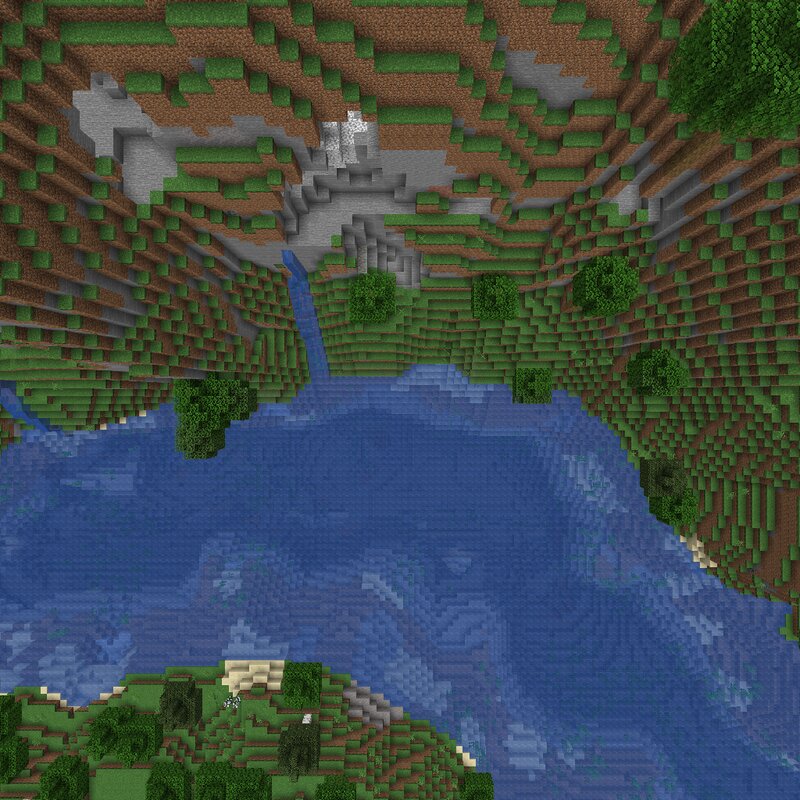 Cool Mountain Panorama Minecraft Texture Pack