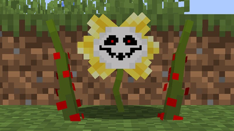 Flowey The Evoker Minecraft Texture Pack