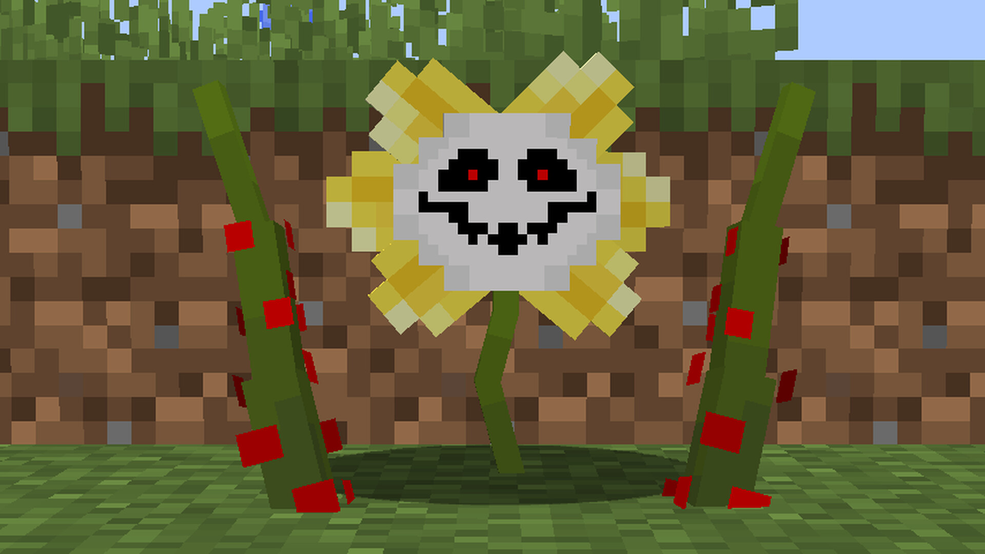 Flowey The Evoker Minecraft Texture Pack