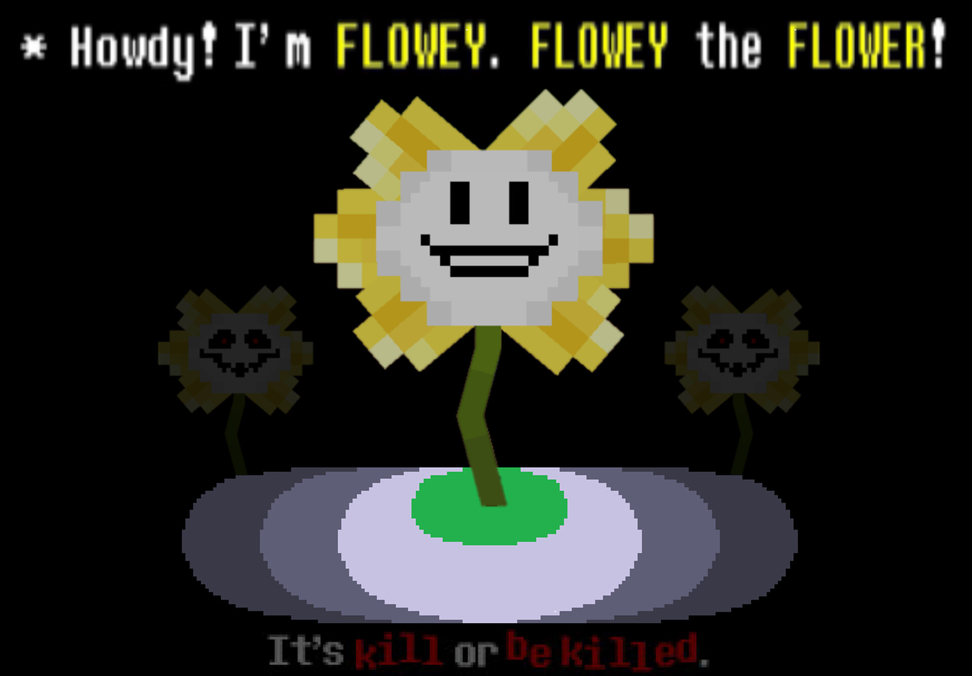 Flowey The Evoker Minecraft Texture Pack