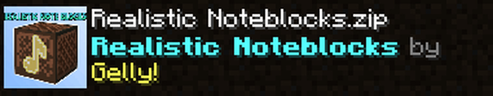 Realistic/Alternative Noteblocks Minecraft Texture Pack