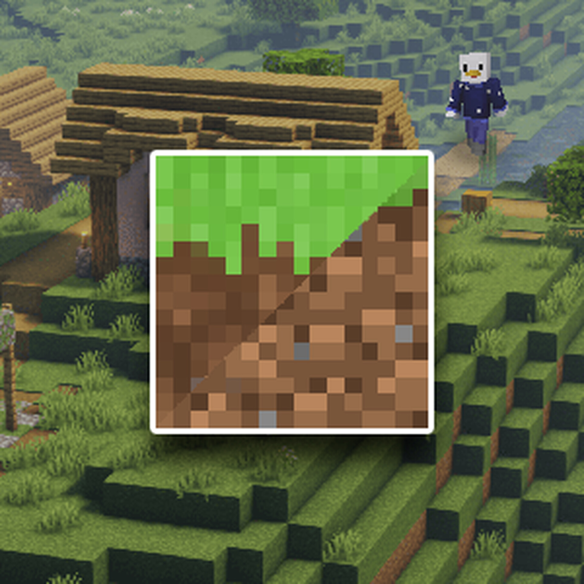 Better Grass & Dirt - Bedrock Port Minecraft Texture Pack