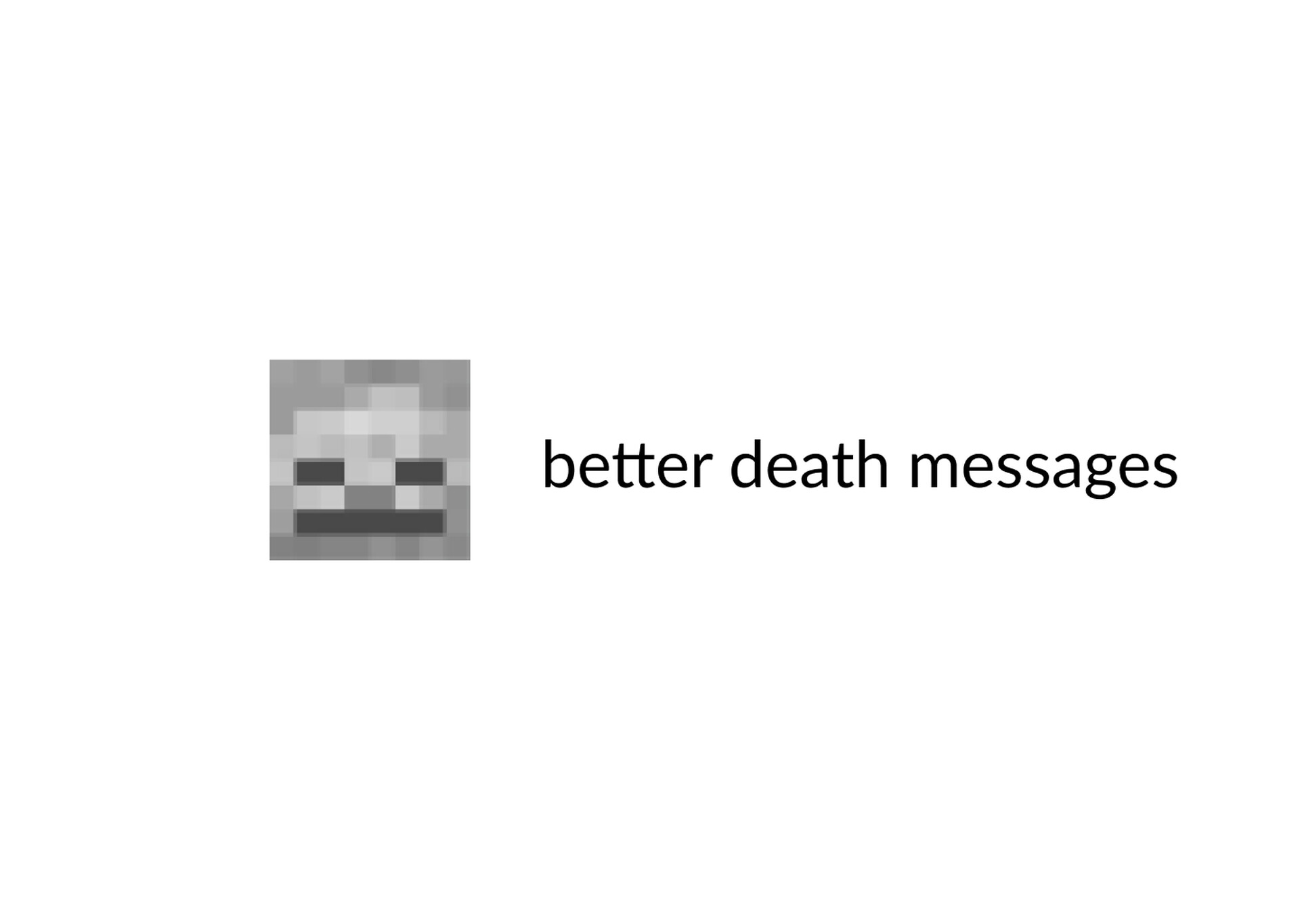 Better Death Messages Minecraft Texture Pack
