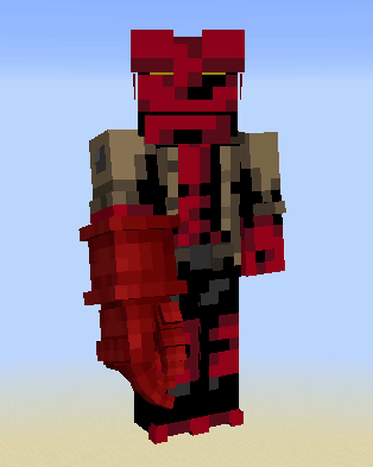 Hellboy's Right Hand of Doom (Diamond/Netherite Sword Replacement ...