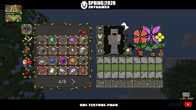 Spring|2020 - GUI-TEXTURE-PACK 1.16.x Minecraft Texture Pack