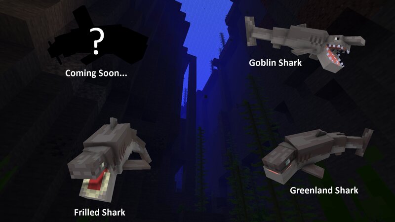 Sharks + Minecraft Texture Pack
