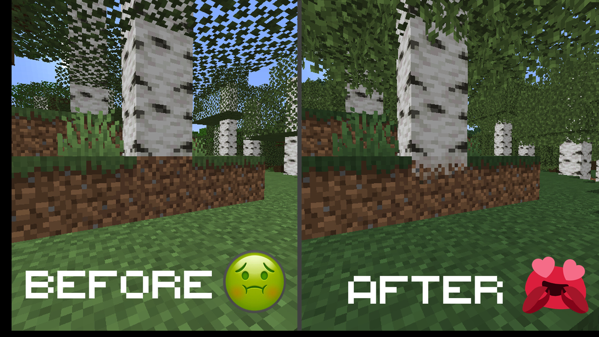 Fuller Forests (adds apples and roots to trees!) Minecraft Texture Pack