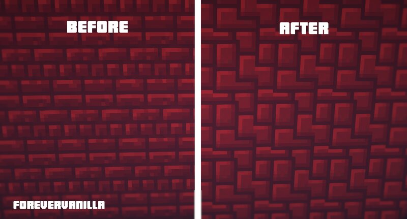 Better Nether bricks (ForeverVanilla) Minecraft Texture Pack