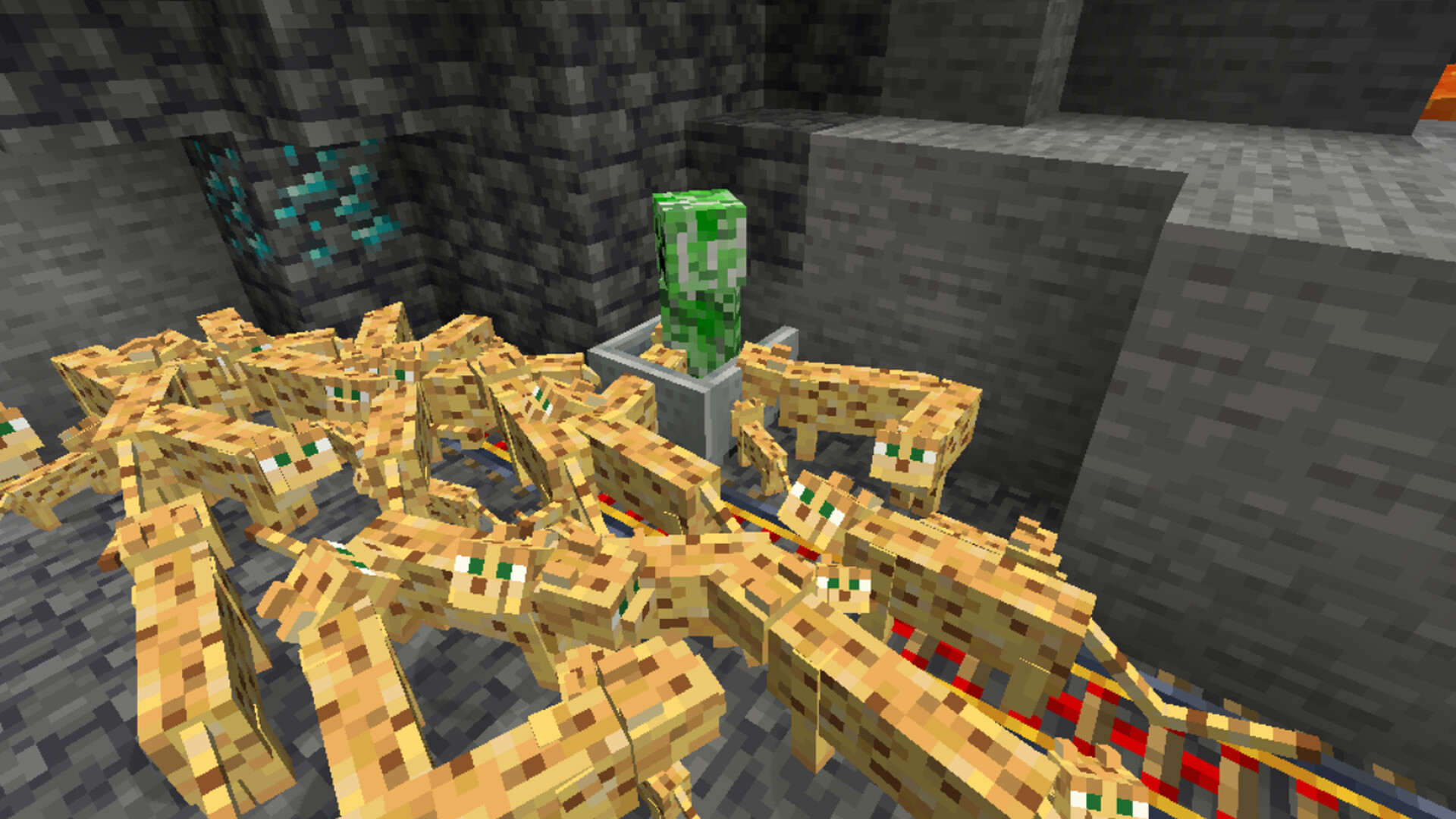 Chain-Colored Rails Minecraft Texture Pack