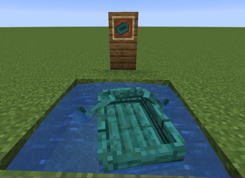 Warped Boat Minecraft Texture Pack