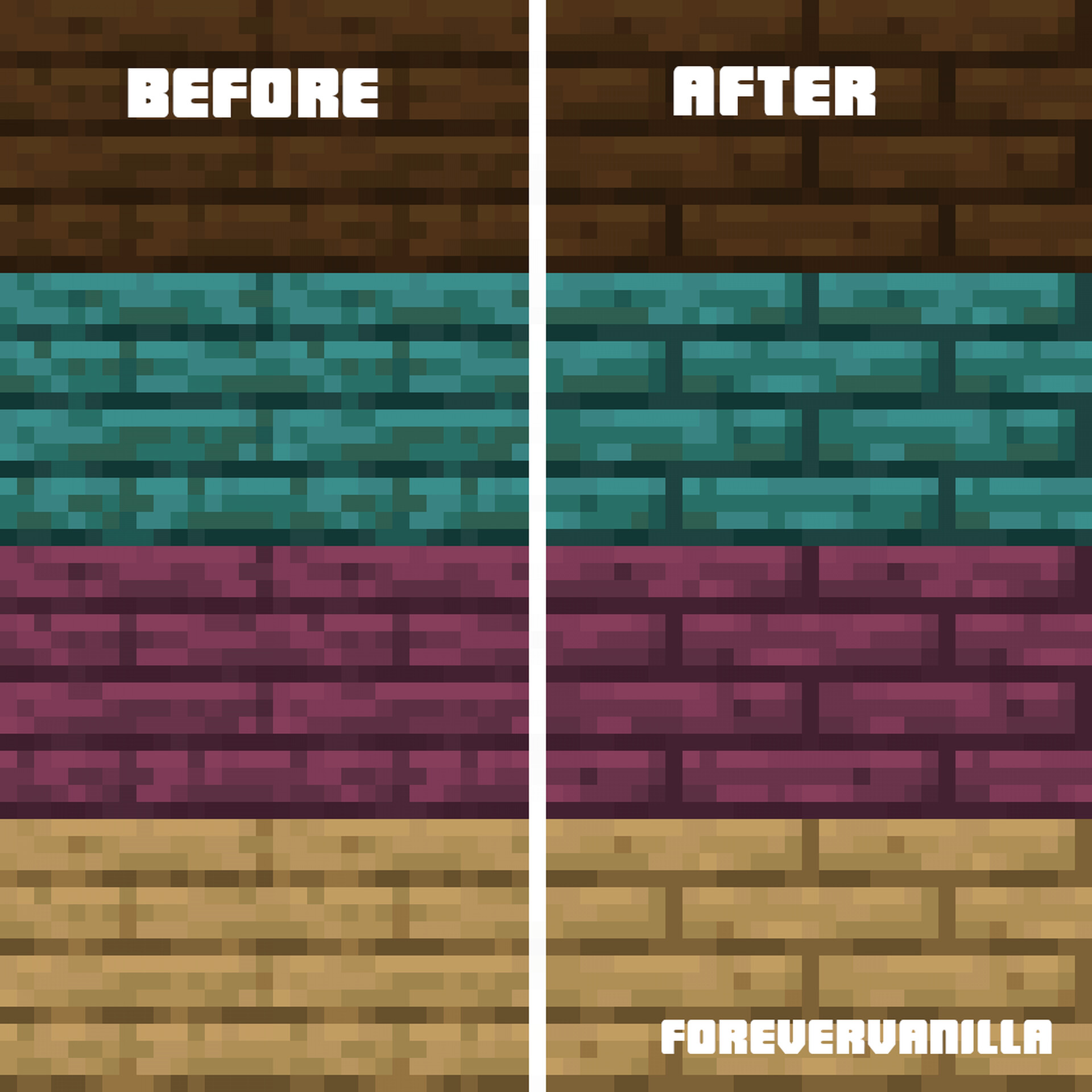 Smooth Planks (ForeverVanilla) Minecraft Texture Pack
