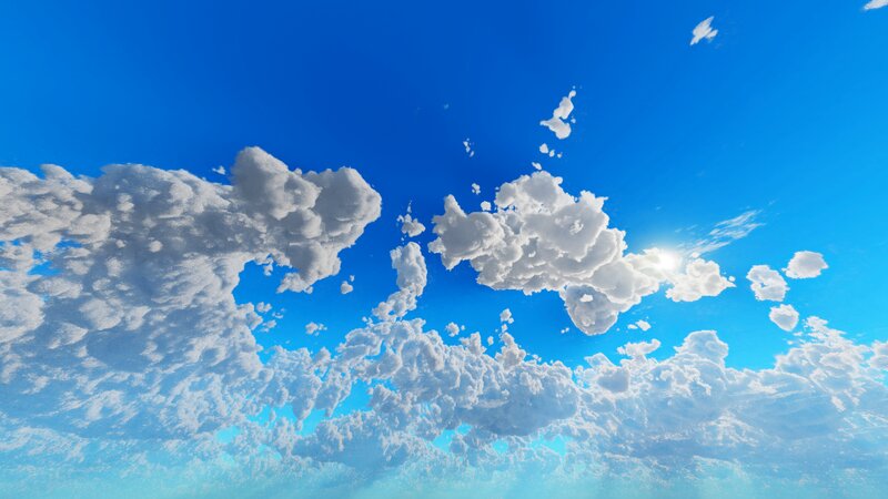 Fluffy Clouds Sky Overlay (custom sky overlay!) Minecraft Texture Pack