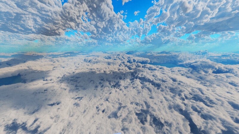 Fluffy Clouds Sky Overlay (custom sky overlay!) Minecraft Texture Pack