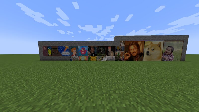 Meme Pack: Obrazy Minecraft Texture Pack