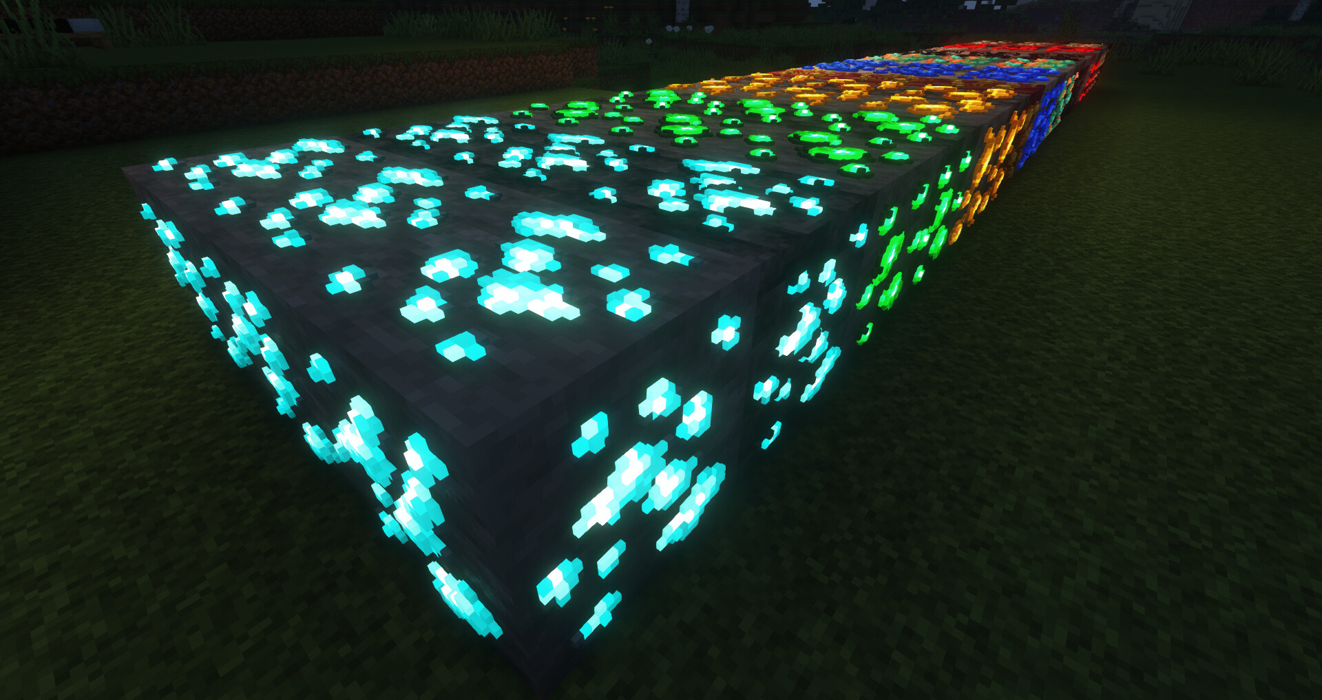 3D Ore Models for Faithful Minecraft Texture Pack