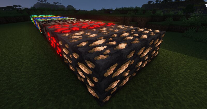 3D Ore Models for Faithful Minecraft Texture Pack