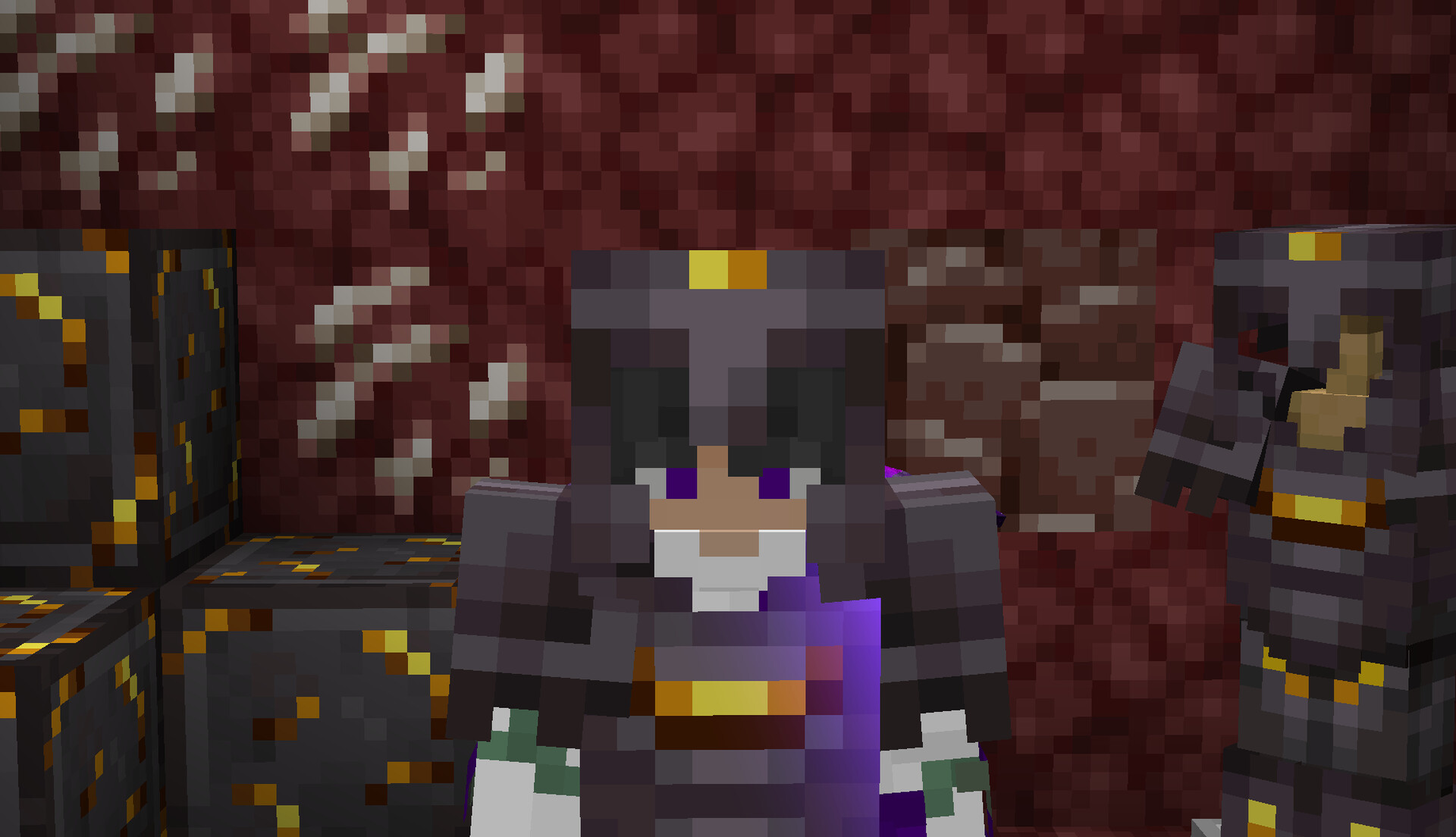 Gilded Netherite Minecraft Texture Pack