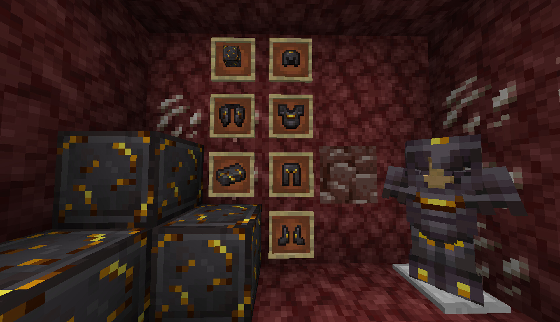 Gilded Netherite Minecraft Texture Pack