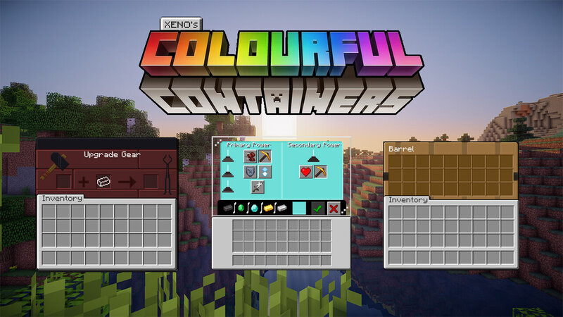 Colourful Containers Temporary Add-On Minecraft Texture Pack