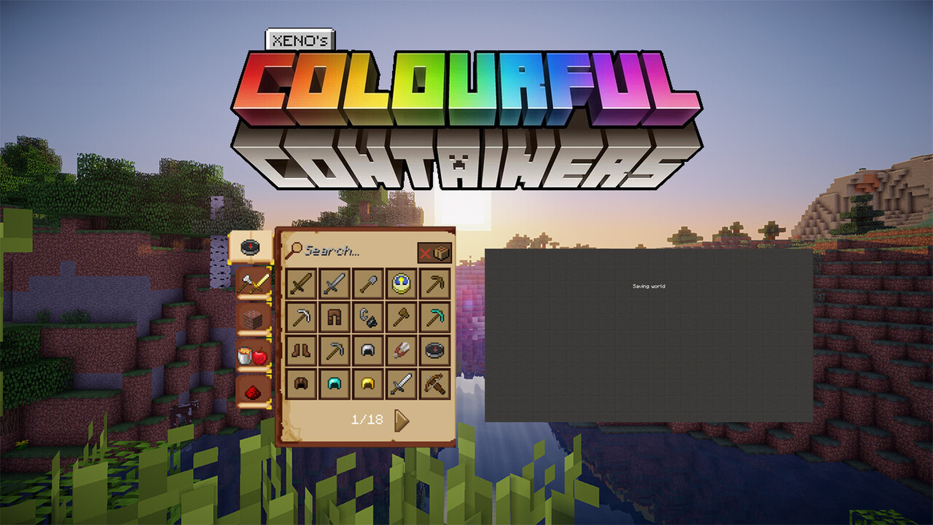 Colourful Containers Temporary Add-On Minecraft Texture Pack