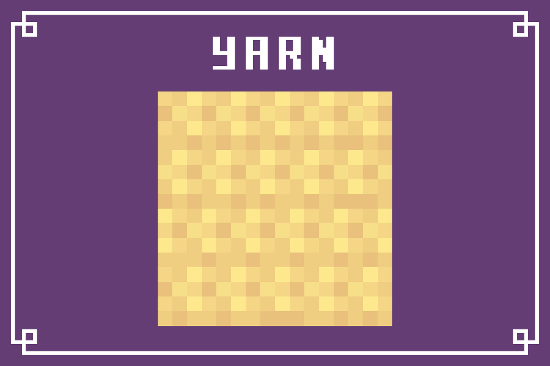Yarn (wool texture) Minecraft Texture Pack