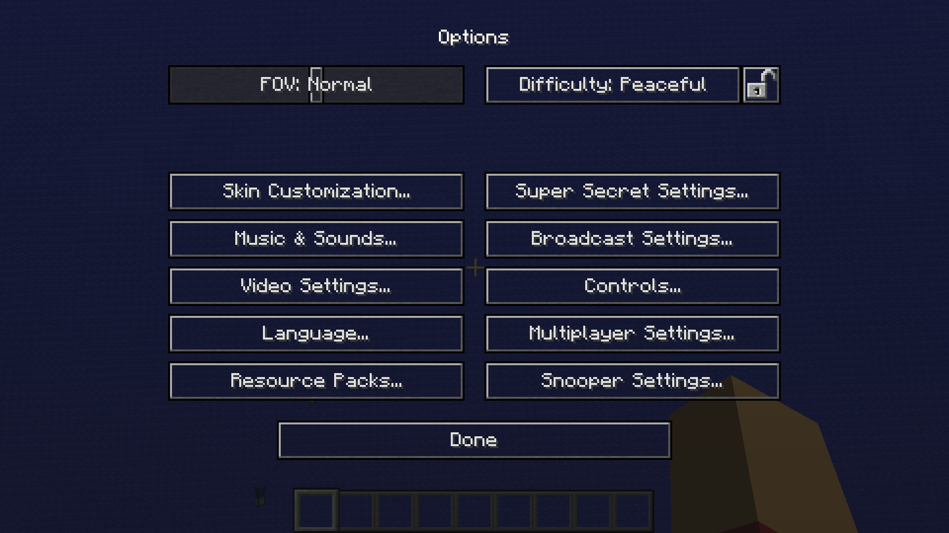Transparent GUI 1.18 Minecraft Texture Pack