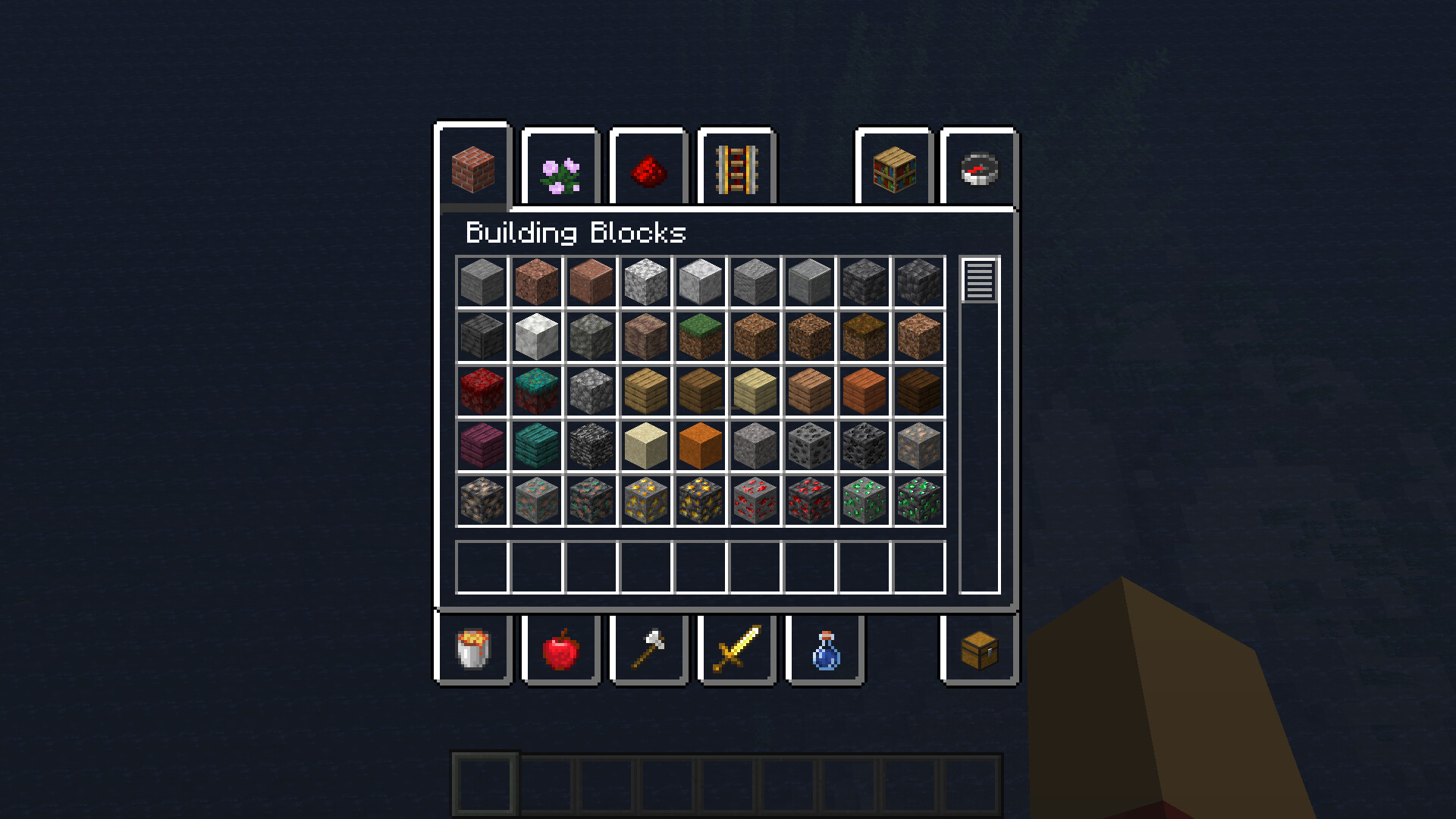 Transparent GUI 1.18 Minecraft Texture Pack