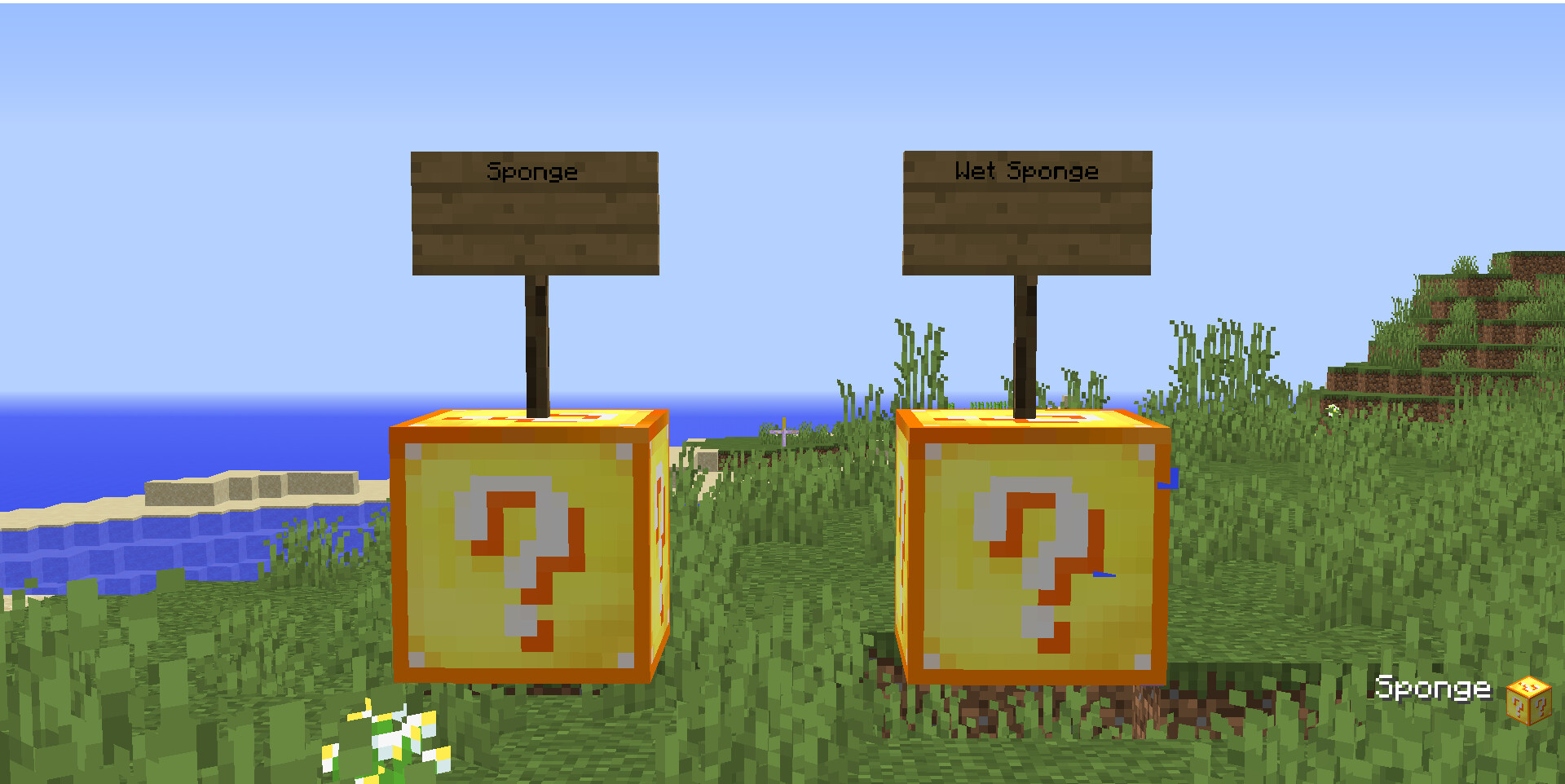 Sponges To Lucky Blocks [1.8.9] (overlay) Minecraft Texture Pack