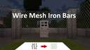 Wire Mesh Iron Bars Minecraft Texture Pack