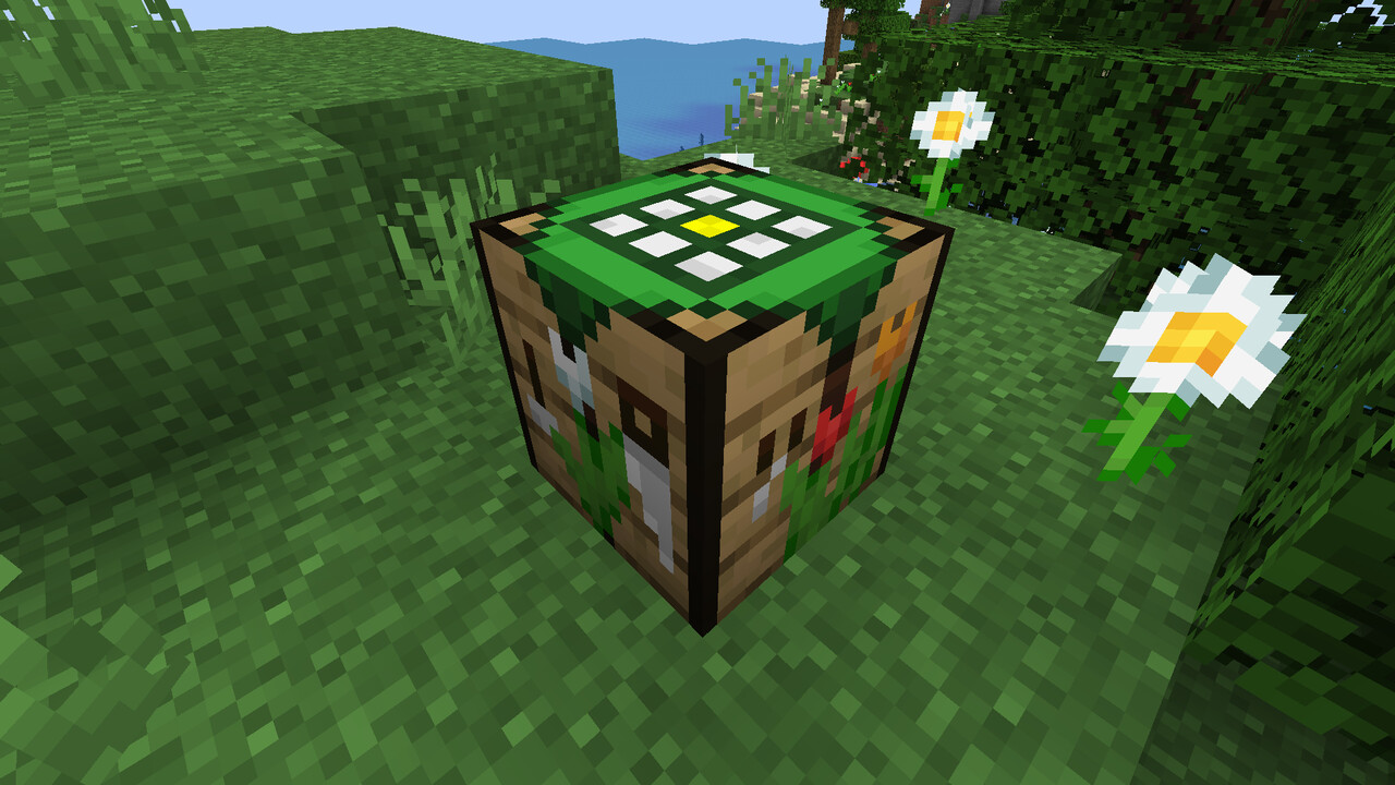 Biome dependant crafting tables Minecraft Texture Pack