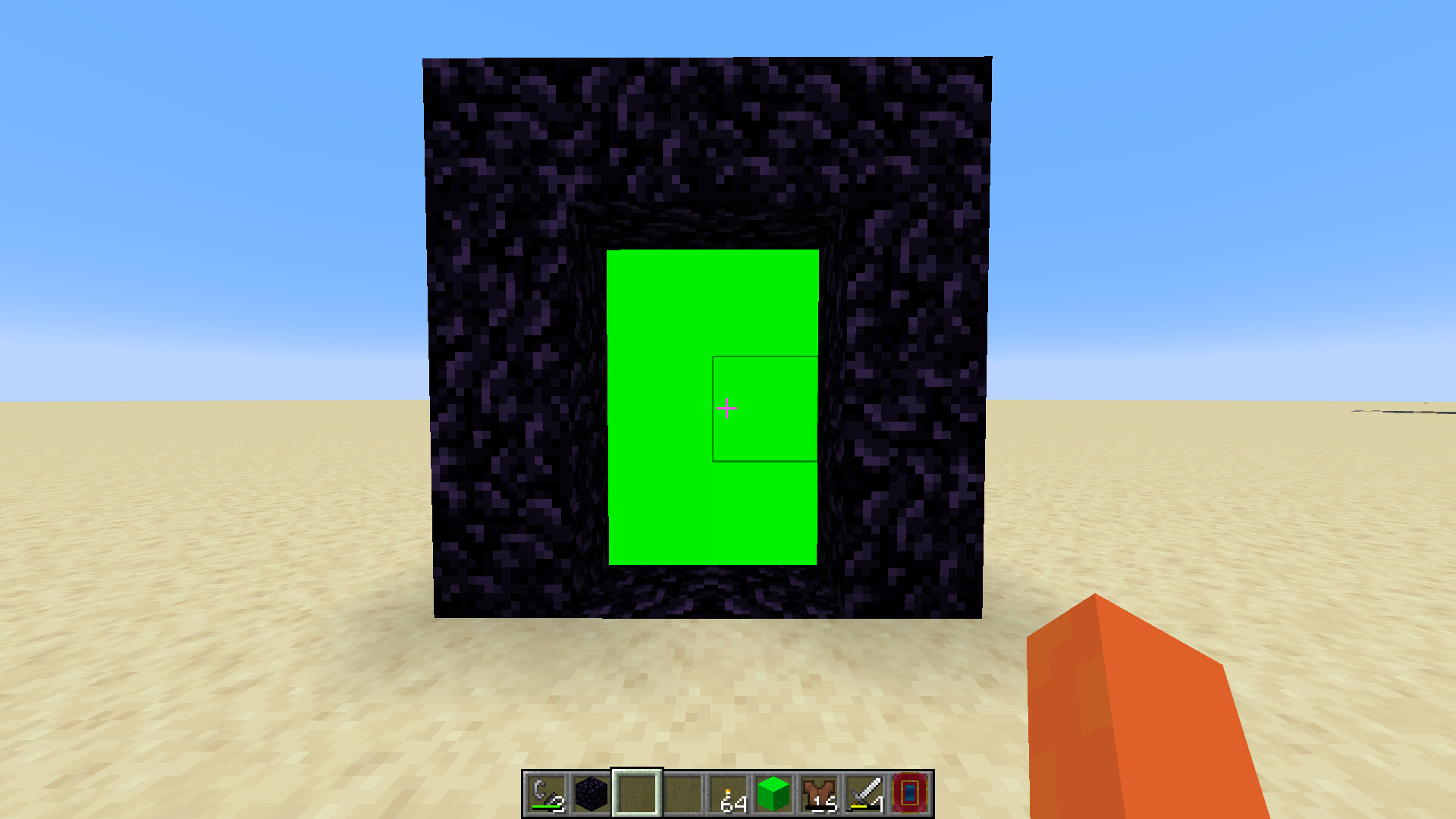 Efficient Chroma Key Minecraft Texture Pack