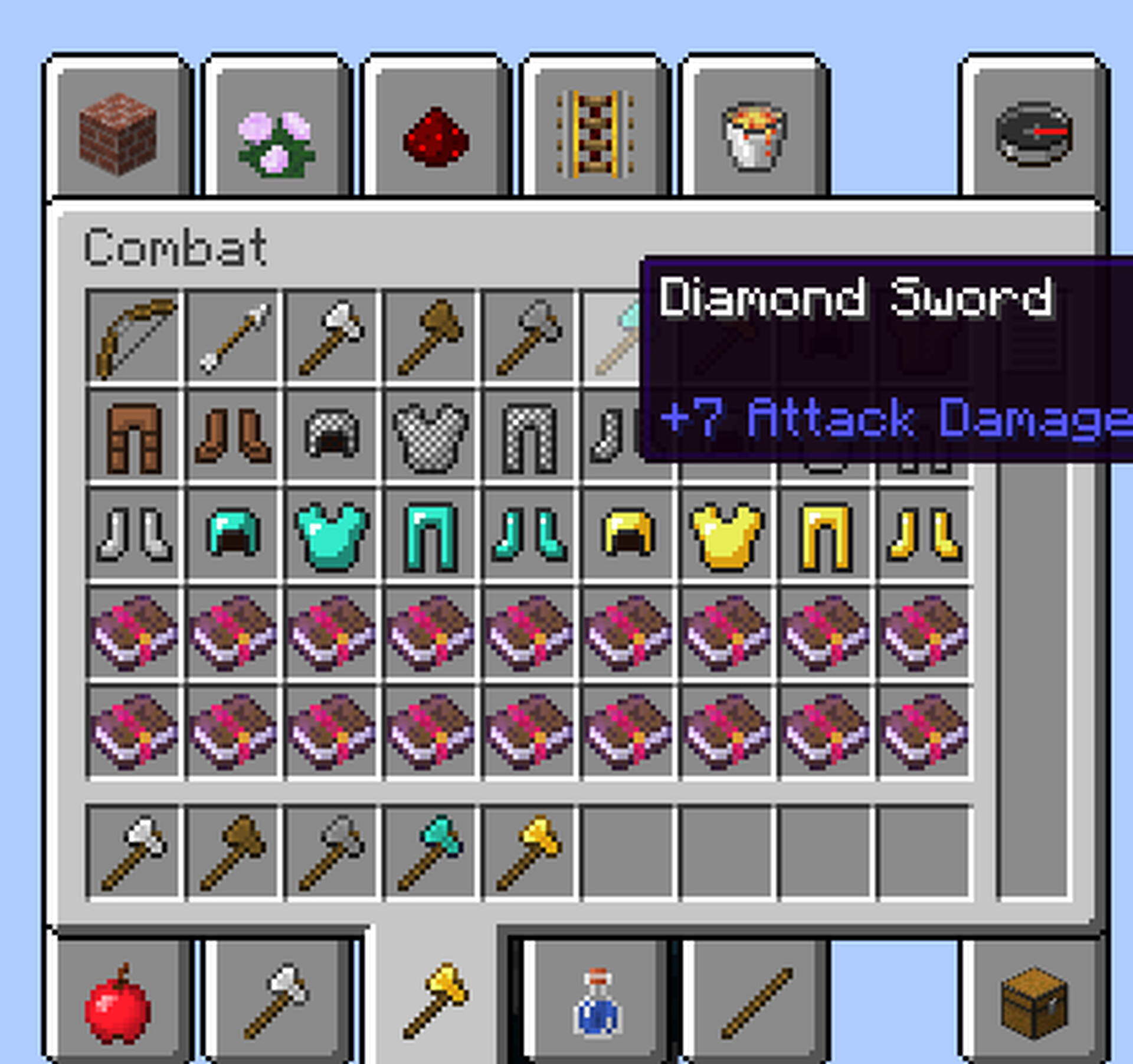 Sword-To-Axe Minecraft Texture Pack