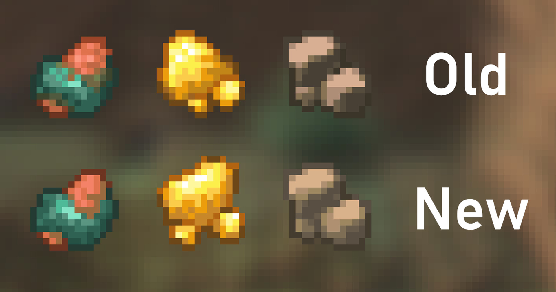 [Jappa] Raw Material Tweaks [1.17+] Minecraft Texture Pack