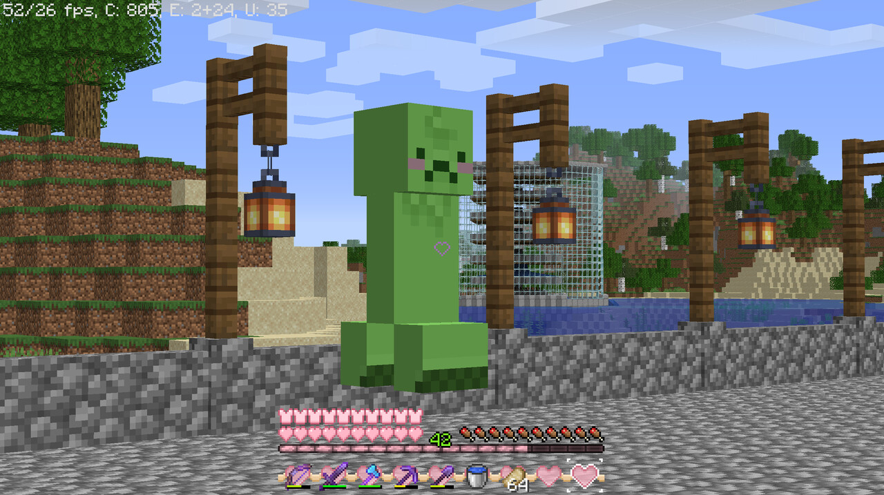 cute n pink Minecraft Texture Pack