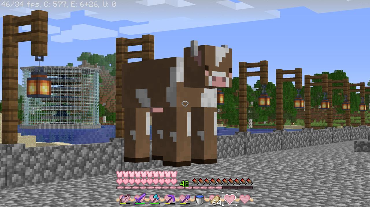 cute n pink Minecraft Texture Pack