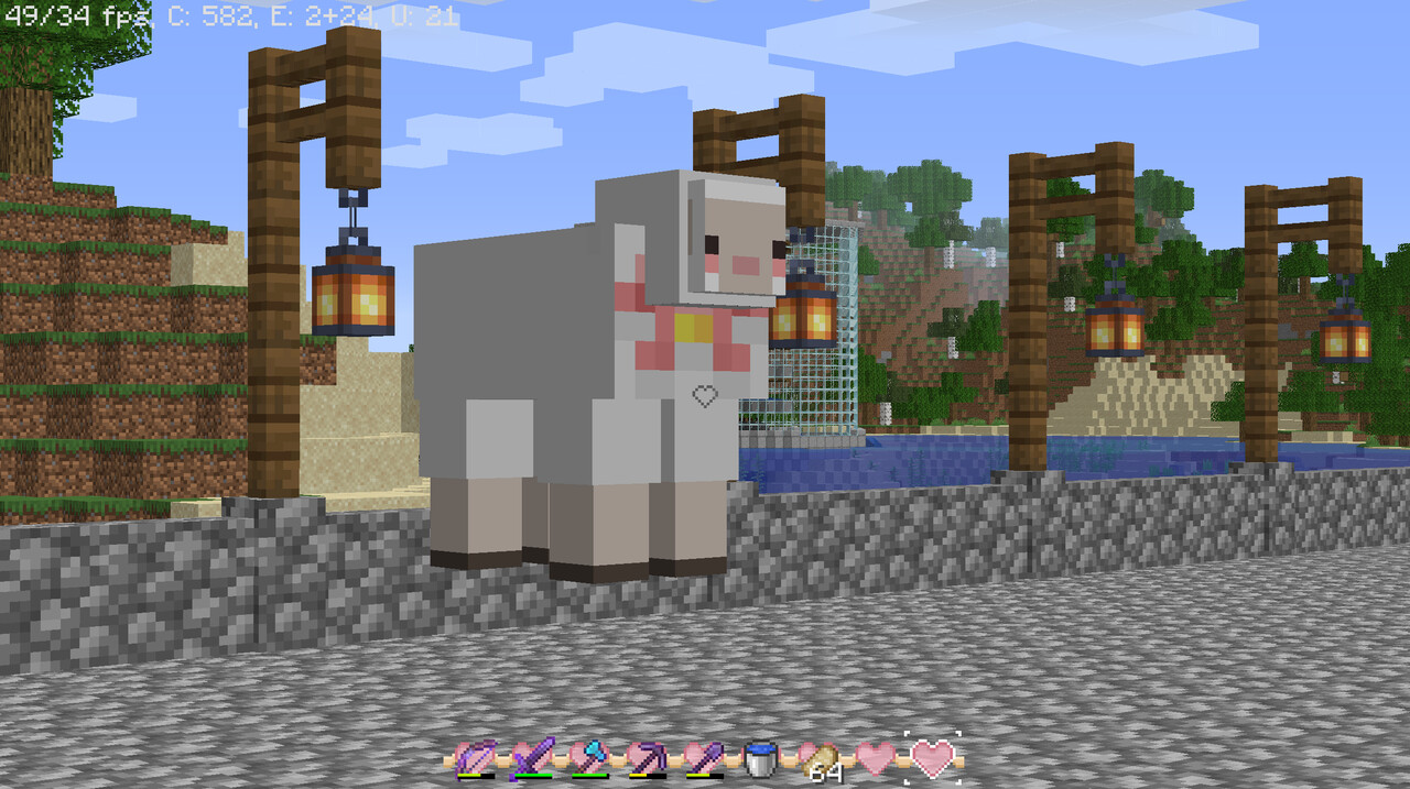 cute n pink Minecraft Texture Pack