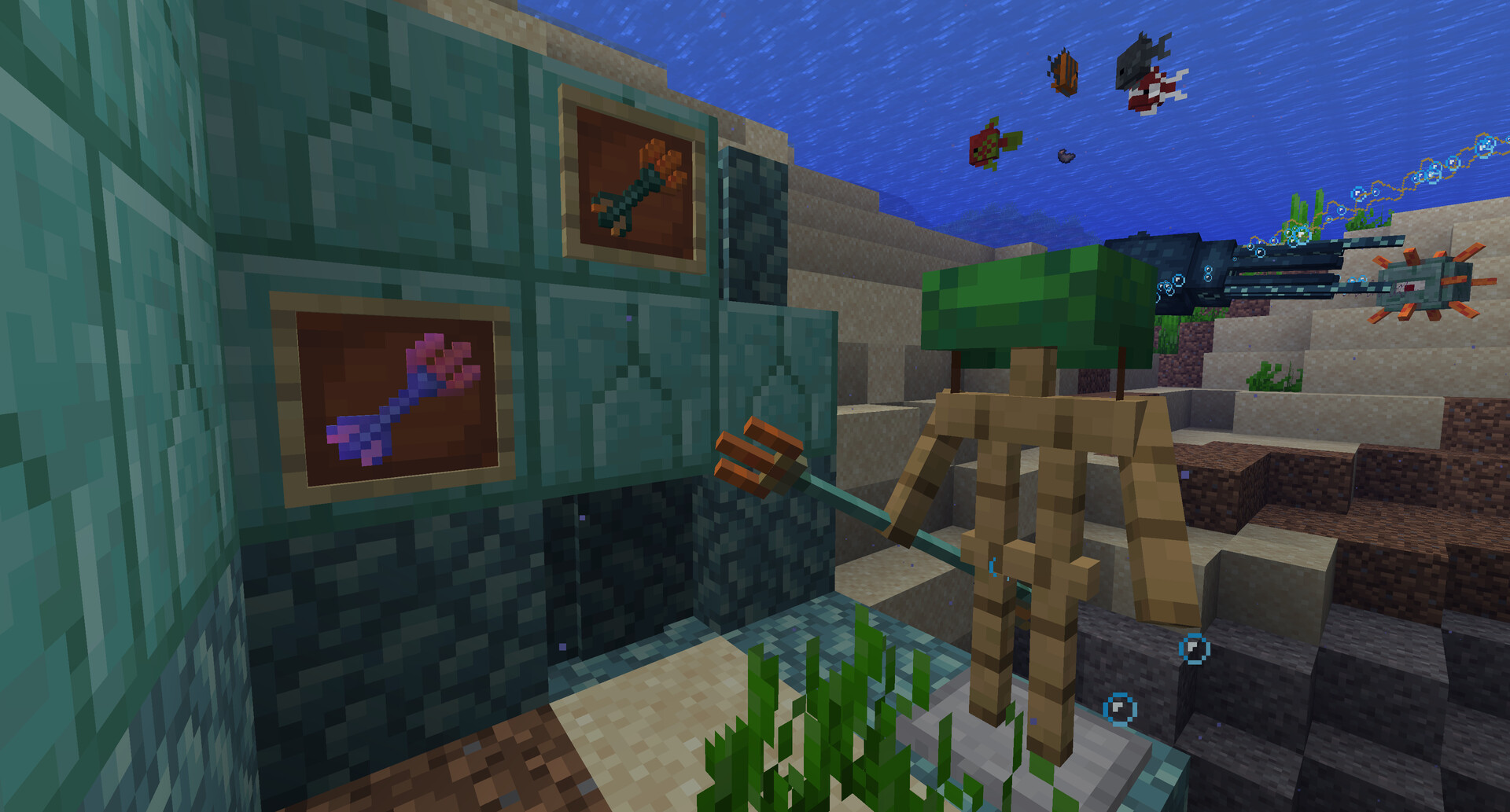 Guardian Tridents Minecraft Texture Pack