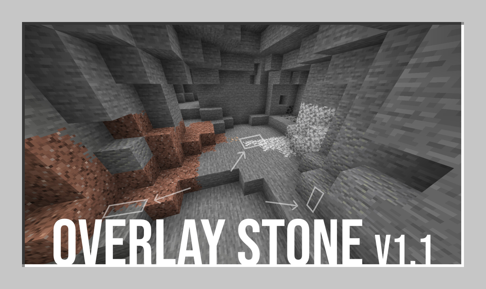 Overlay Stone Minecraft Texture Pack