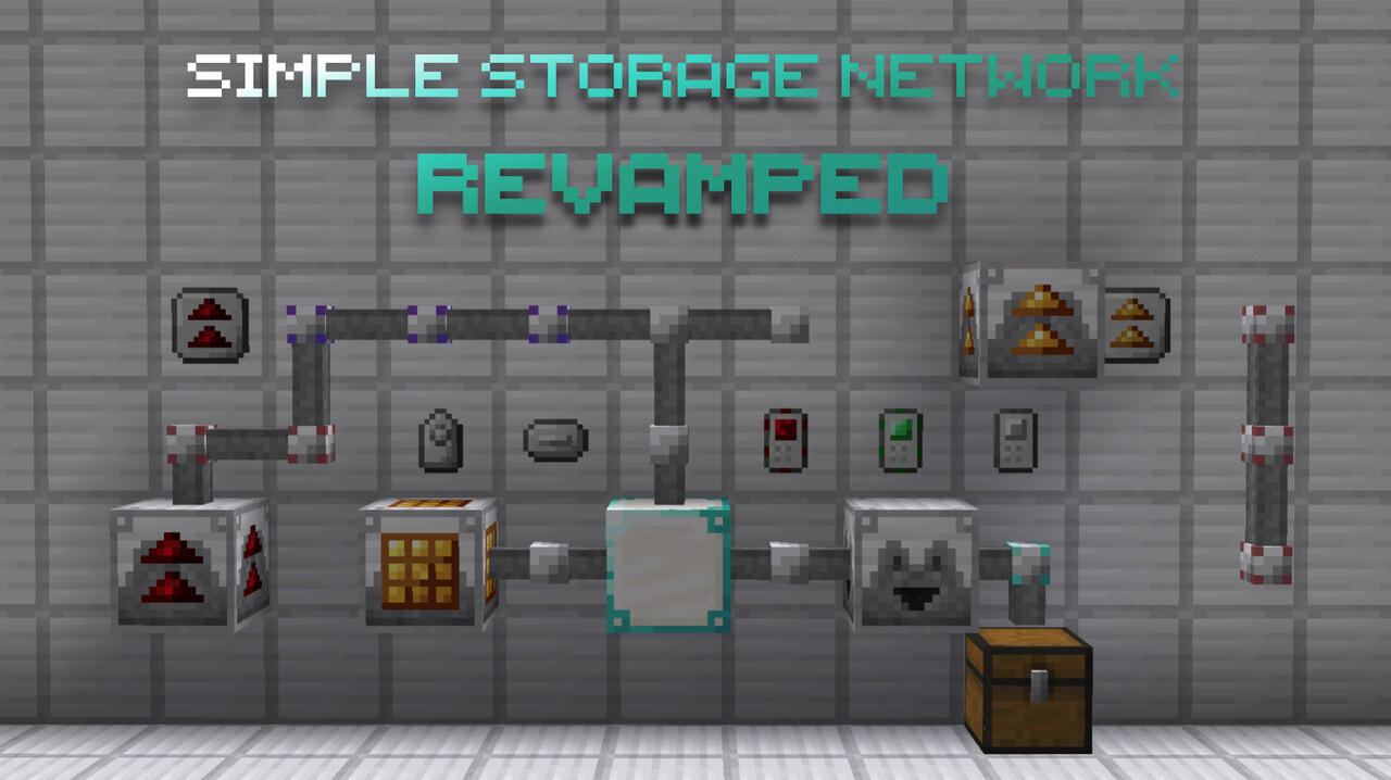 Simple Storage Network Revamped Minecraft Texture Pack