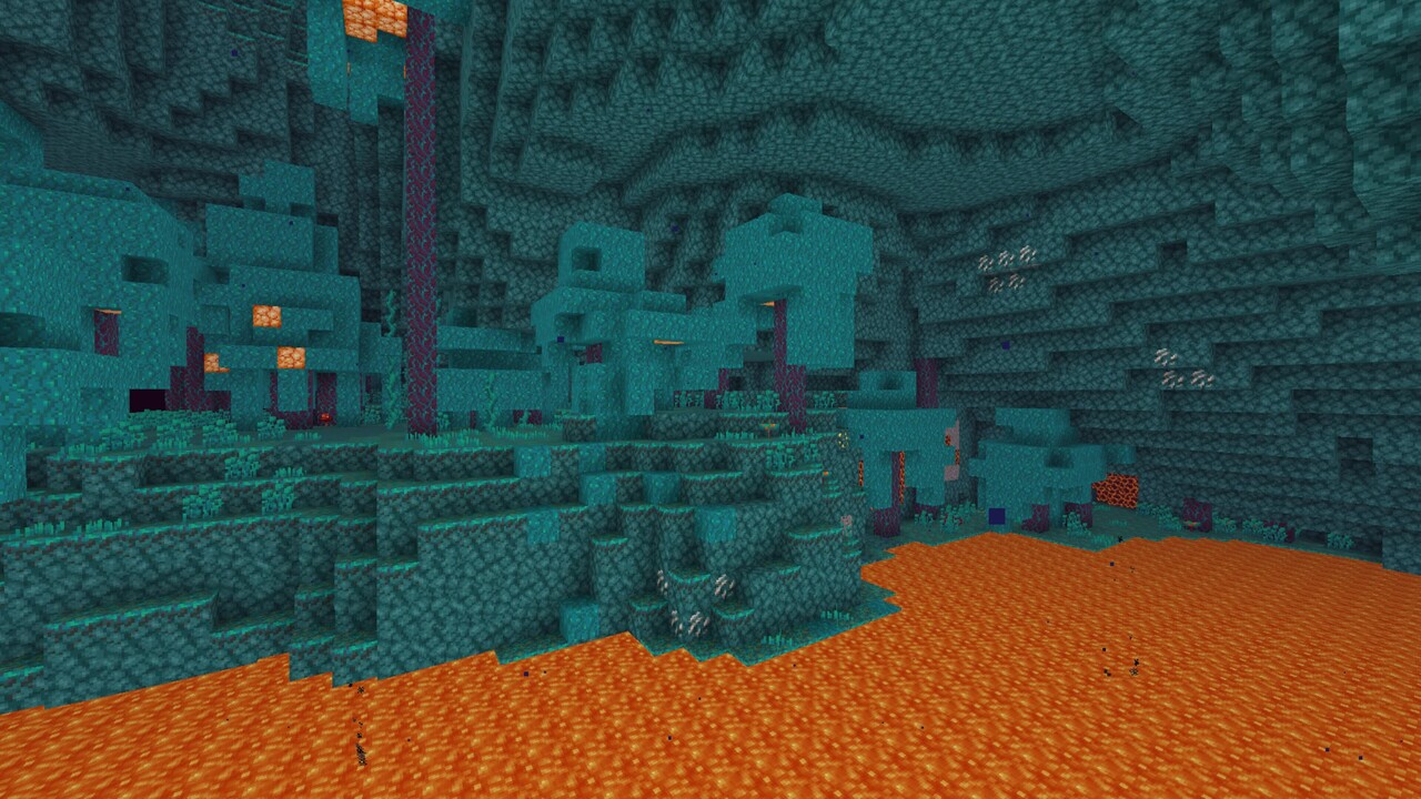 Actually Warped Forest (Optifine Required) Minecraft Texture Pack