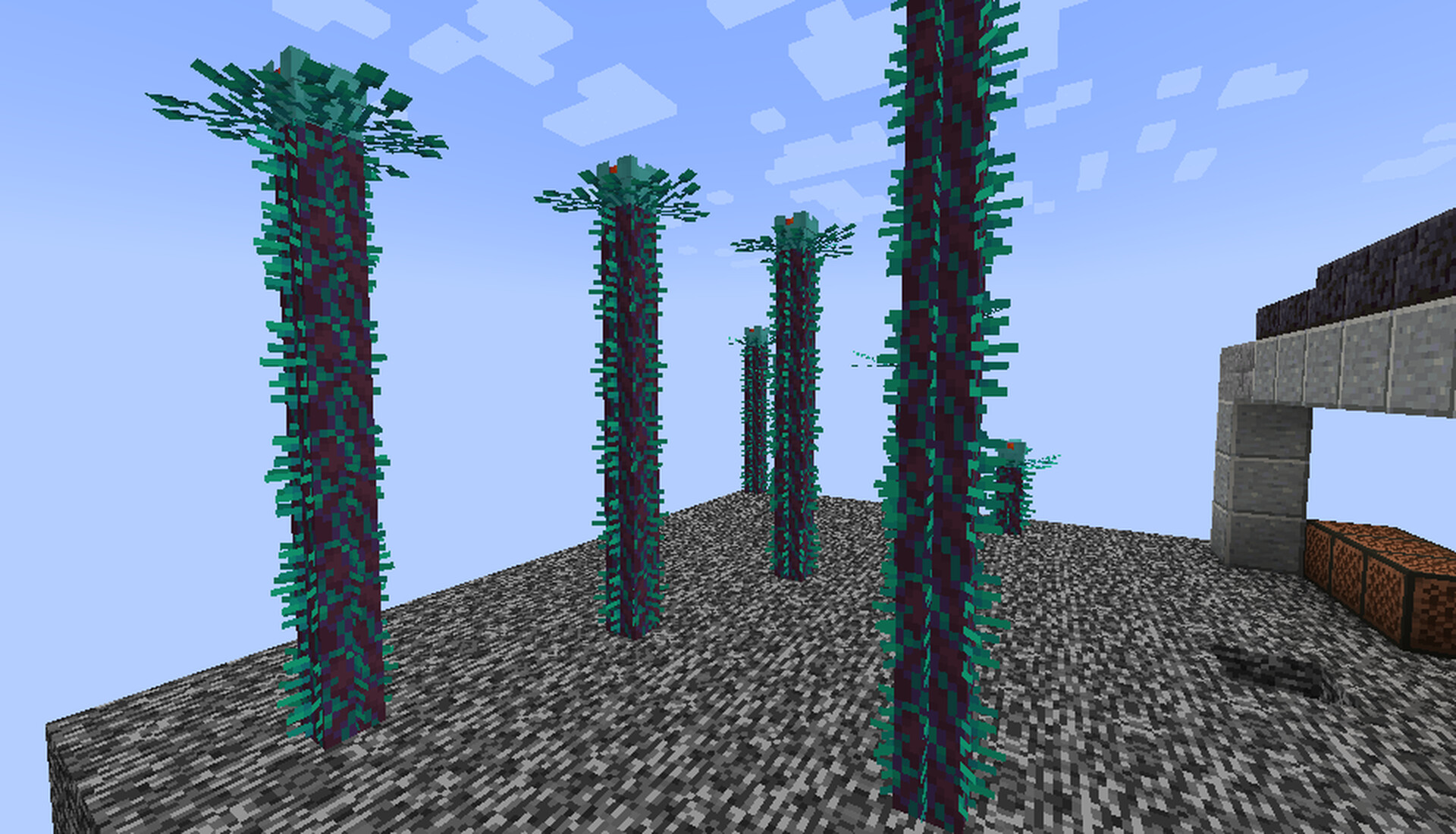Warped Palm Trees Minecraft Texture Pack