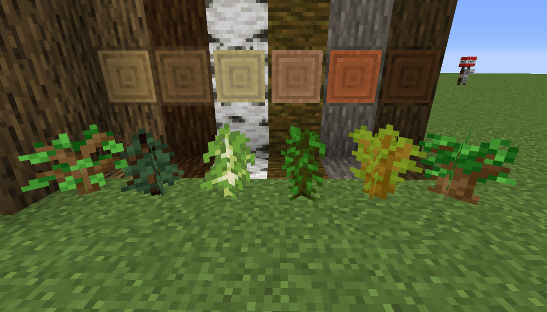3D Saplings Minecraft Texture Pack