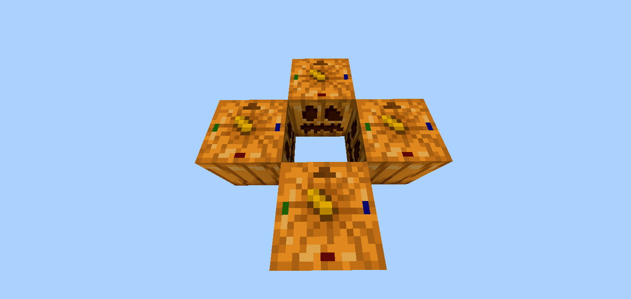 DIrectional Pumpkin (Bedrock Edition) Minecraft Texture Pack